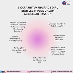 7 Cara untuk Upgrade Diri, Biar Lebih Pede dalam Mengejar Passion